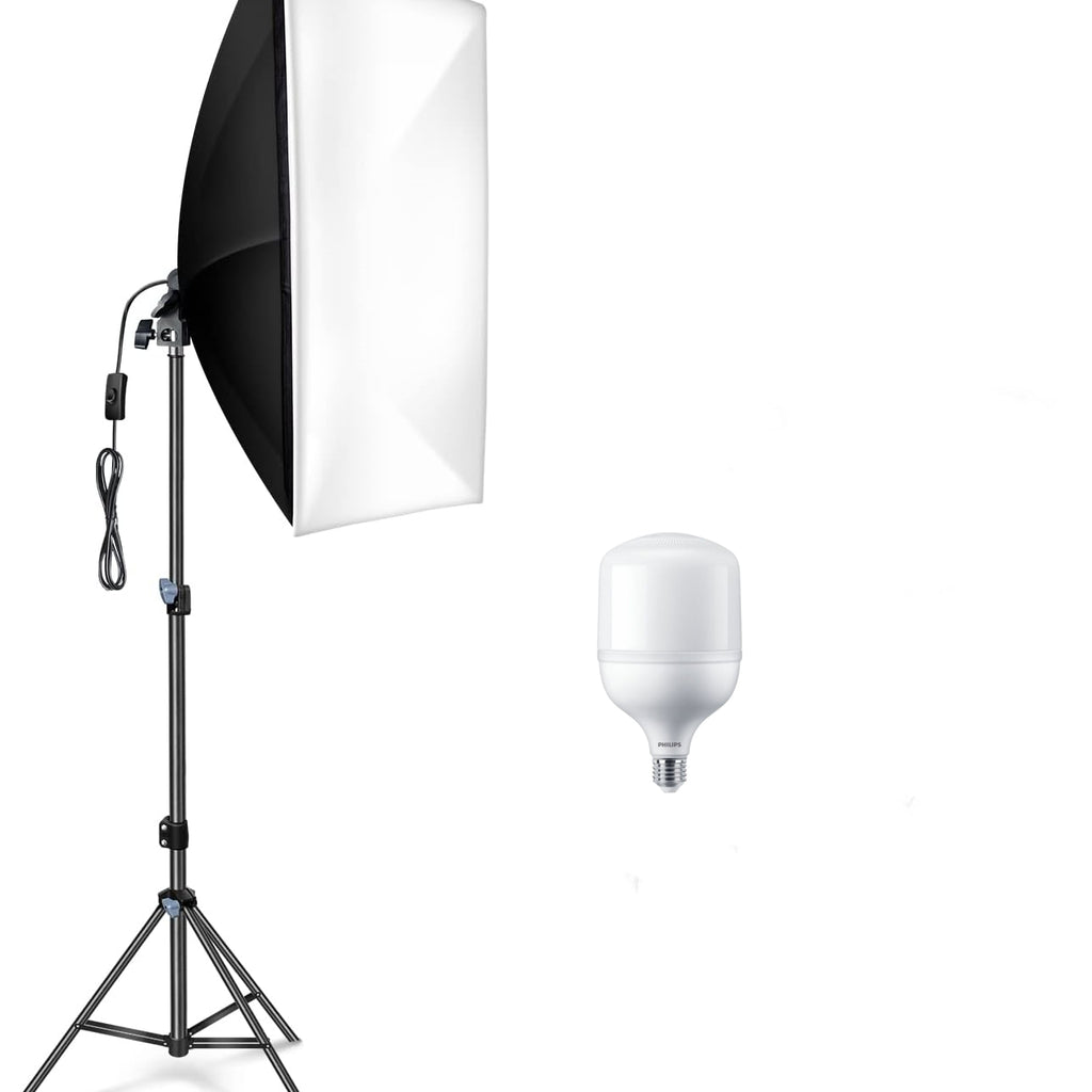 Professional Softbox Lighting Kit Reflector 185W for Studio Photograph ...