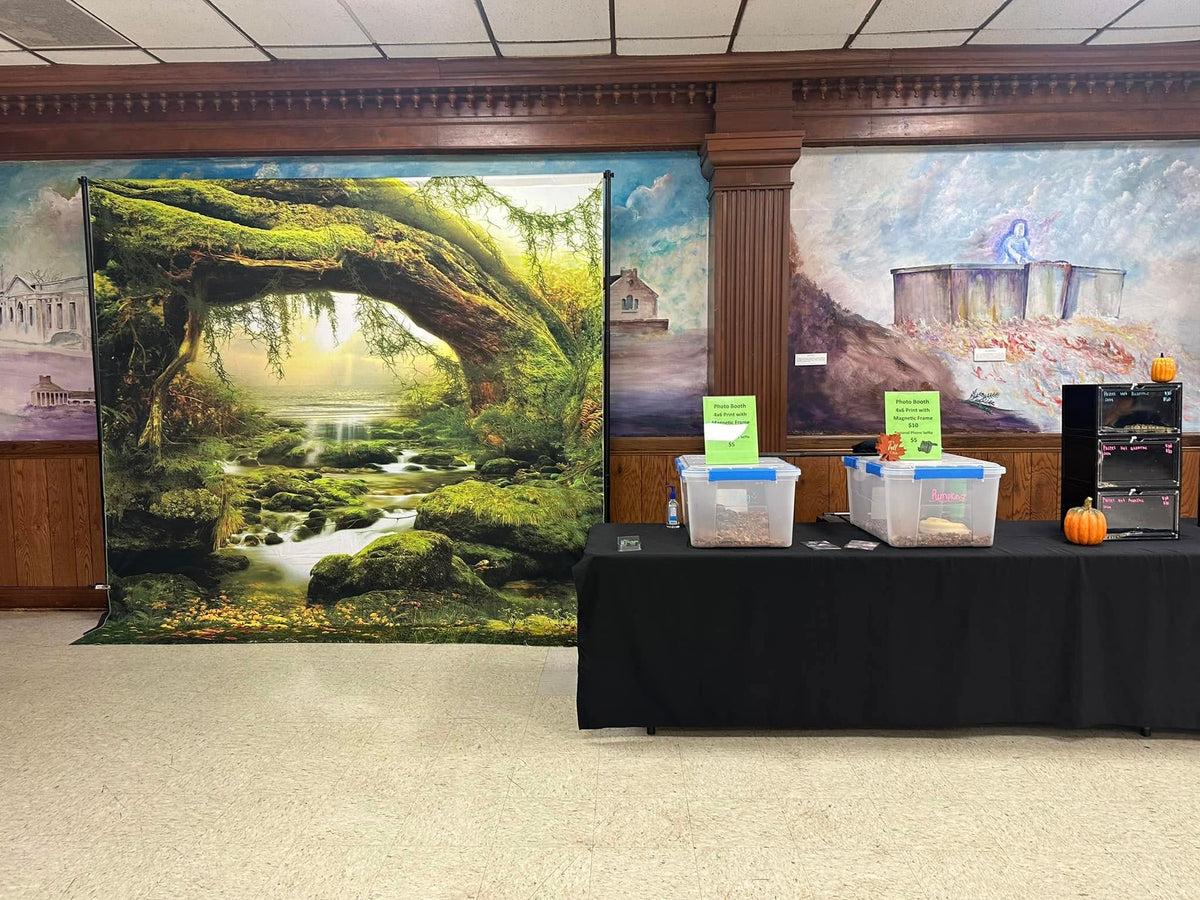 Big Tree Creek Forest Photography Backdrop F-165