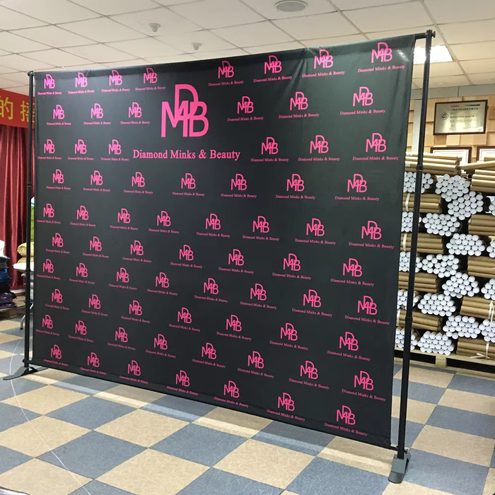 Custom Step & Repeat Logo Personalized Photo Banner