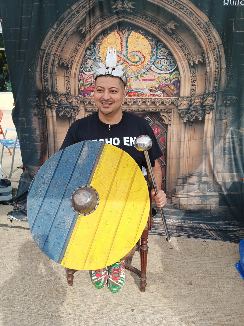 Castle Door Medieval Backdrops Vintage Middle Age Backgrounds S-3058