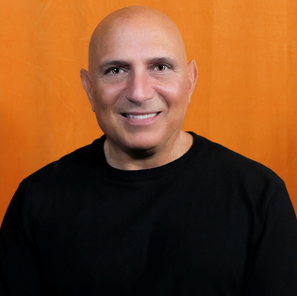 Orange Light Abstract Texture Photo Booth Backdrop GC-137