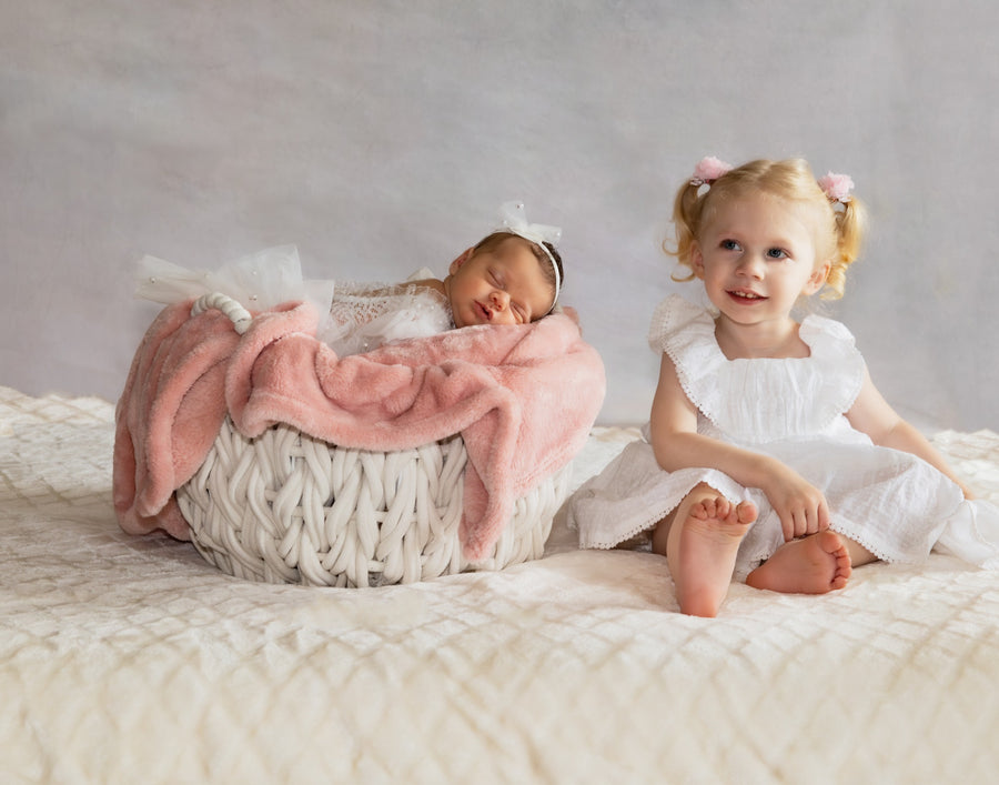 Abstract Texture Cream Photography Backdrop Designed by Beth Hrachovin