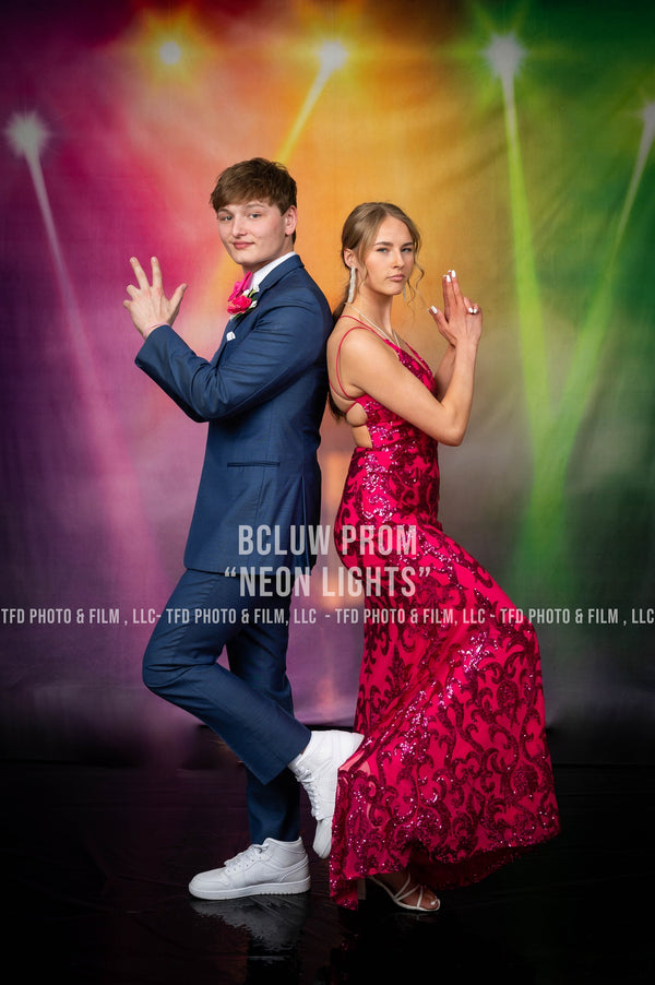 Colorful Light Effect Photography Backdrop SH-729