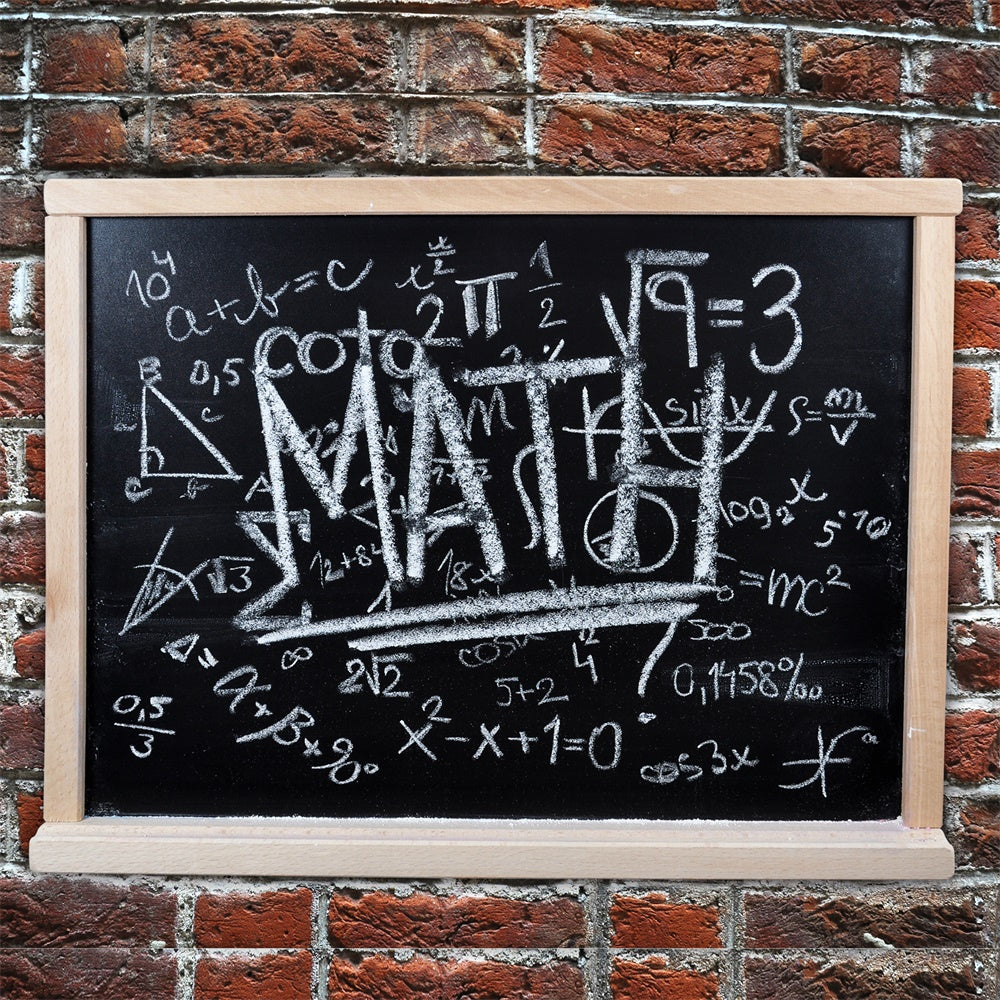 Back to School Math Blackboard Backdrop BRP7-19 – Dbackdrop