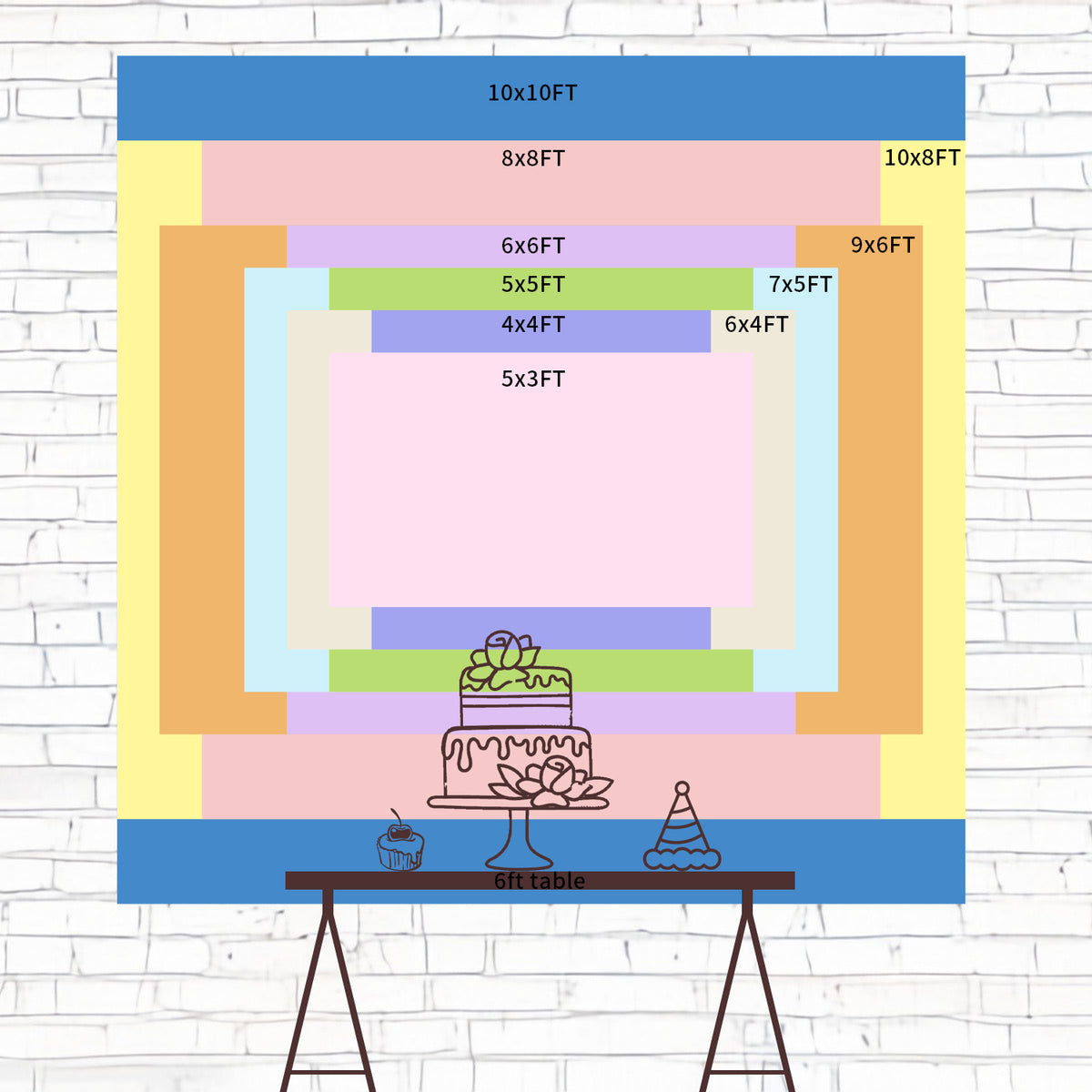 2025 Graduation Backdrop Cheerful Preschool Graduation Party Backdrop