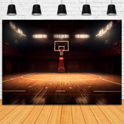 Basketball Photography Backdrops Classic Indoor Court Backdrop BRP1-32