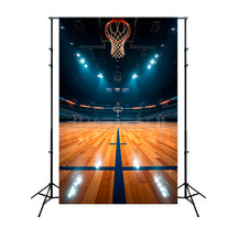 Basketball Court Backdrop Game Night Professional Backdrop BRP1-333