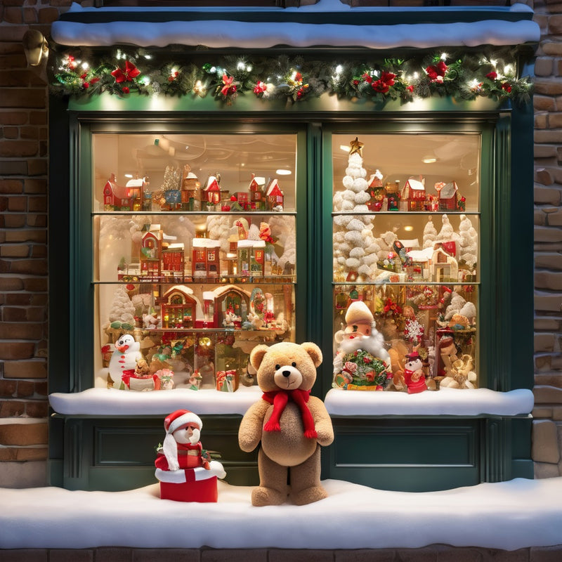Photo Backdrop For Christmas Window Display Celebrations Backdrop BRP1
