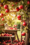 Fall Harvest Backdrop Orchard Apples Scene Backdrop BRP10-267