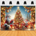 Christmas Backdrop Ideas Santa Gifts Festive Celebration Backdrop BRP1