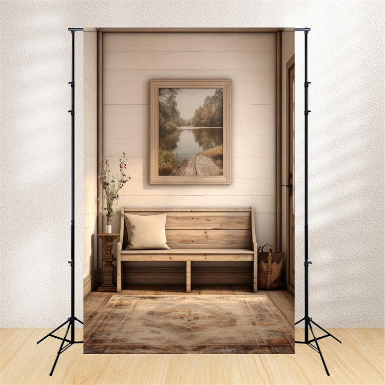 Vintage Photography Backdrop Minimalist Room Artwork Decor Backdrop BR