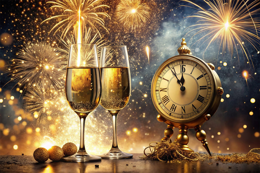 New Year Backdrops | NYE Party Celebration Background