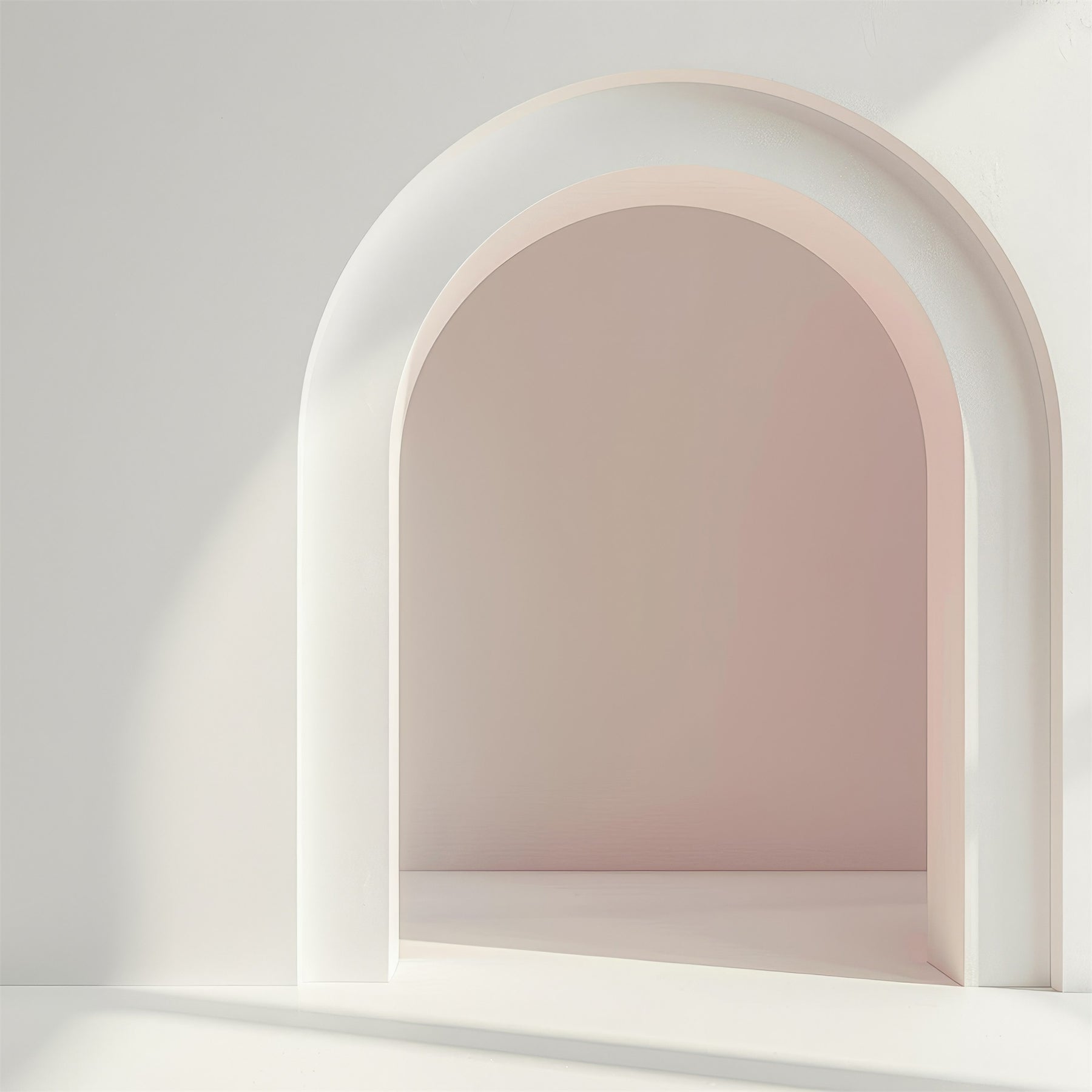 Architecture Backdrop Pastel Minimalist Archway Scene Backdrop BRP12-6