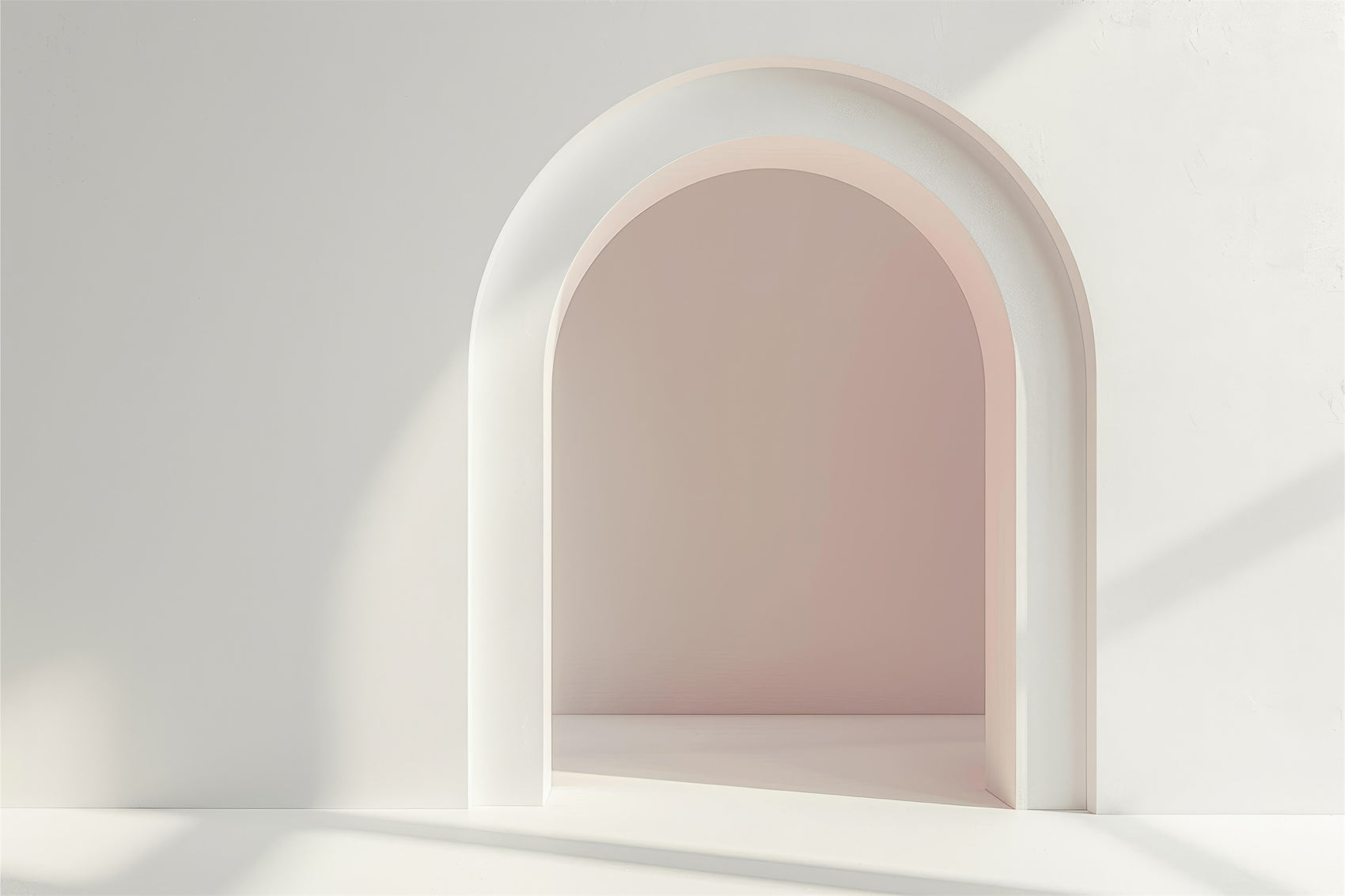 Architecture Backdrop Pastel Minimalist Archway Scene Backdrop BRP12-6