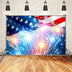 American Flag Backdrop Photography Fireworks Celebration Backdrop BRP1