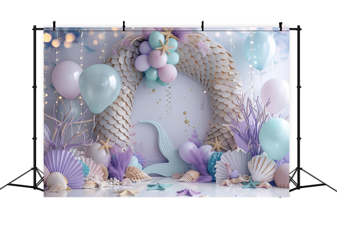 Mermaid Backdrop – Ocean Under the Sea Party Scene