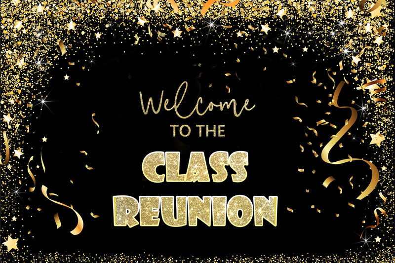 Class Reunion Backdrop – School Reunion Party Photo Decor