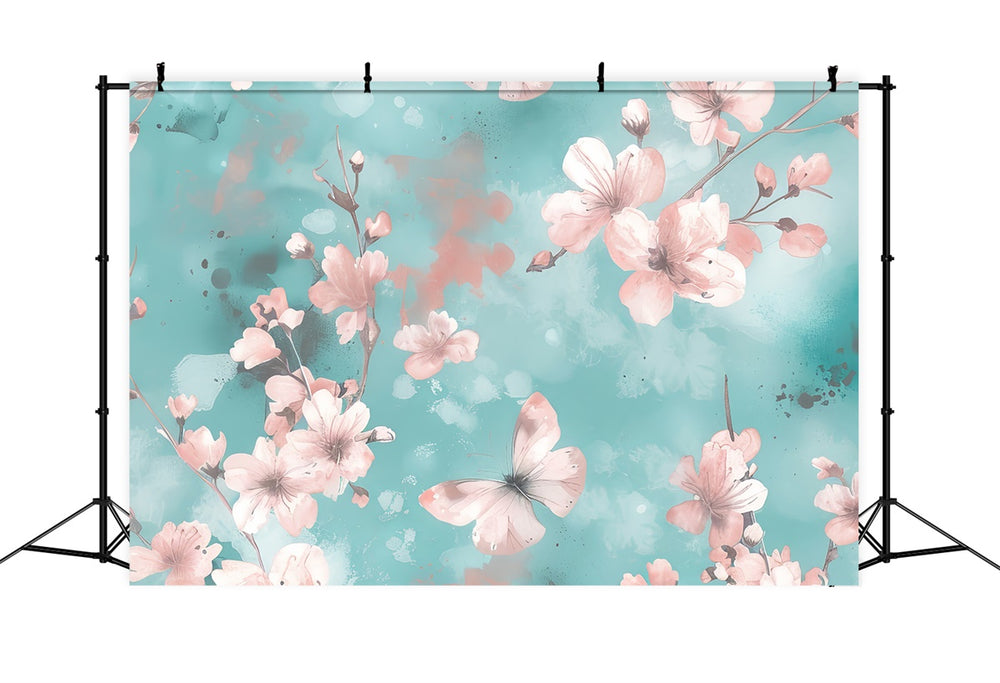 Flower Backdrop Photography Dreamy Watercolor Floral Backdrop BRP2-62