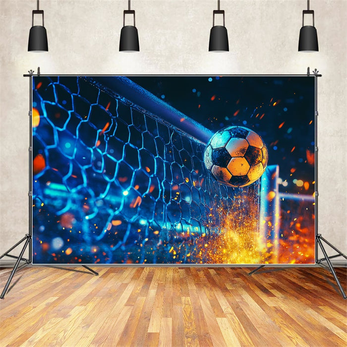 Soccer Backdrop Sparkshot Goal Impact Backdrop BRP57-317