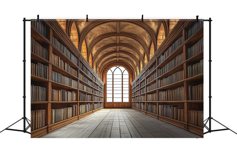 Back To School Backdrops Classic Book Haven Backdrop BRP57-54