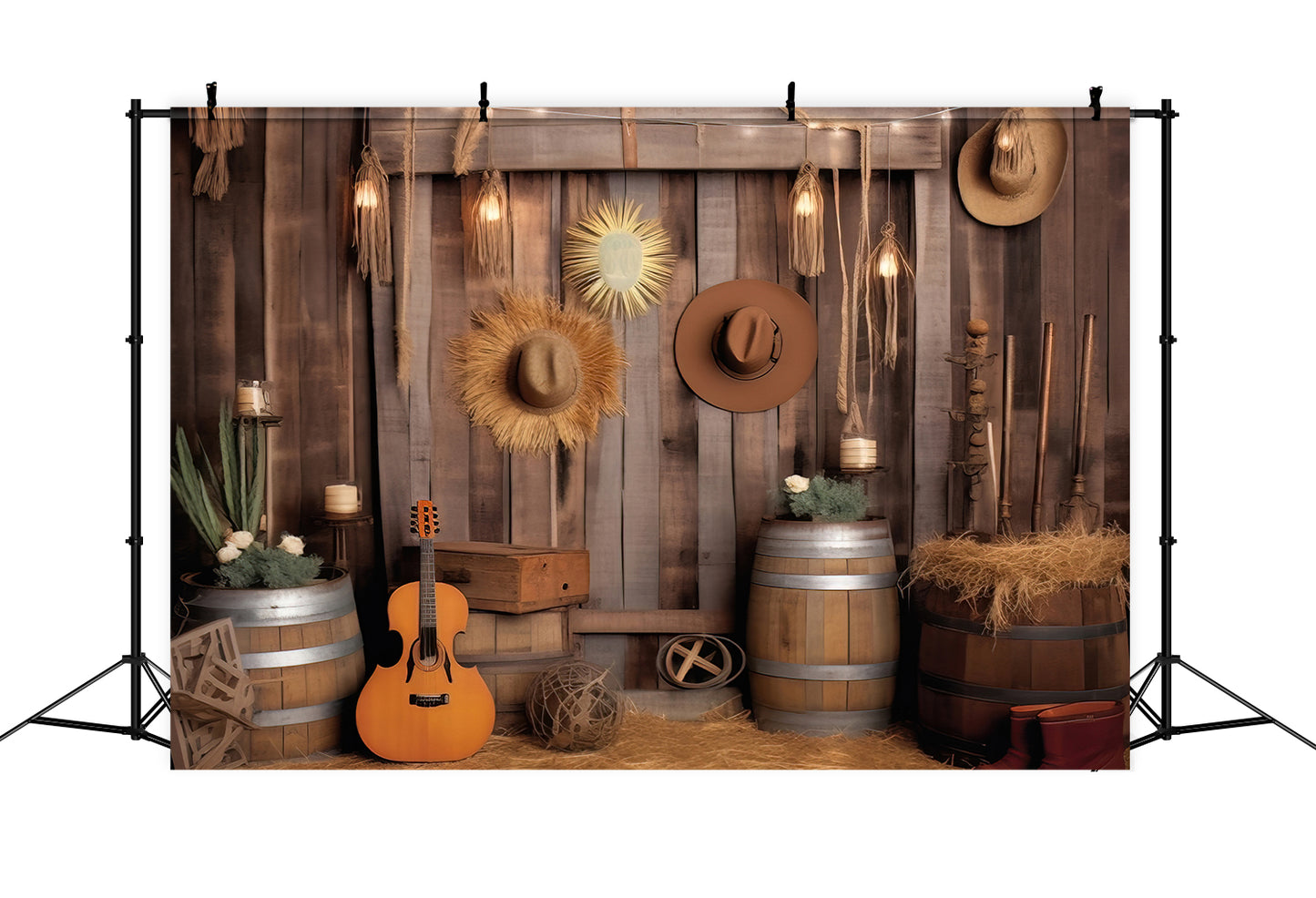 Autumn Western Cowboy Photography Backdrop BRP7-102 – Dbackdrop