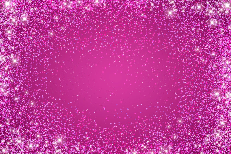 Pink Girl Backdrop For Party Glittering Pink Celebration Backdrop CJJ2