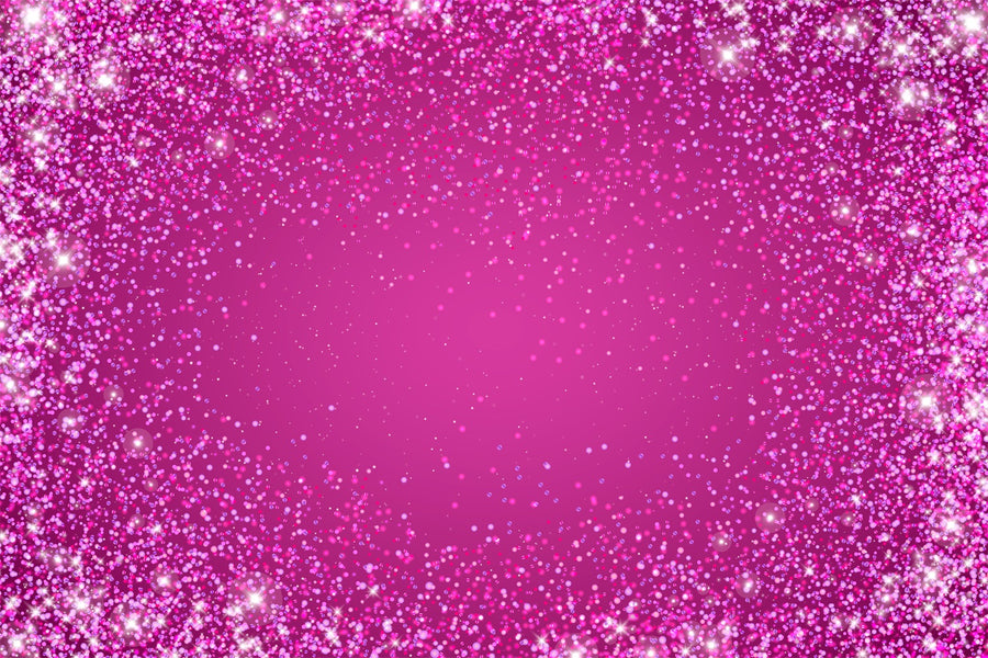 Pink Girl Backdrop For Party Glittering Pink Celebration Backdrop CJJ2
