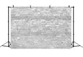 Grey Brick Wall Backdrop Faded Gray Brick Texture Backdrop CJJ3-33