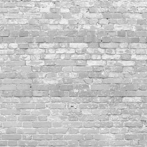 Grey Brick Wall Backdrop Faded Gray Brick Texture Backdrop CJJ3-33