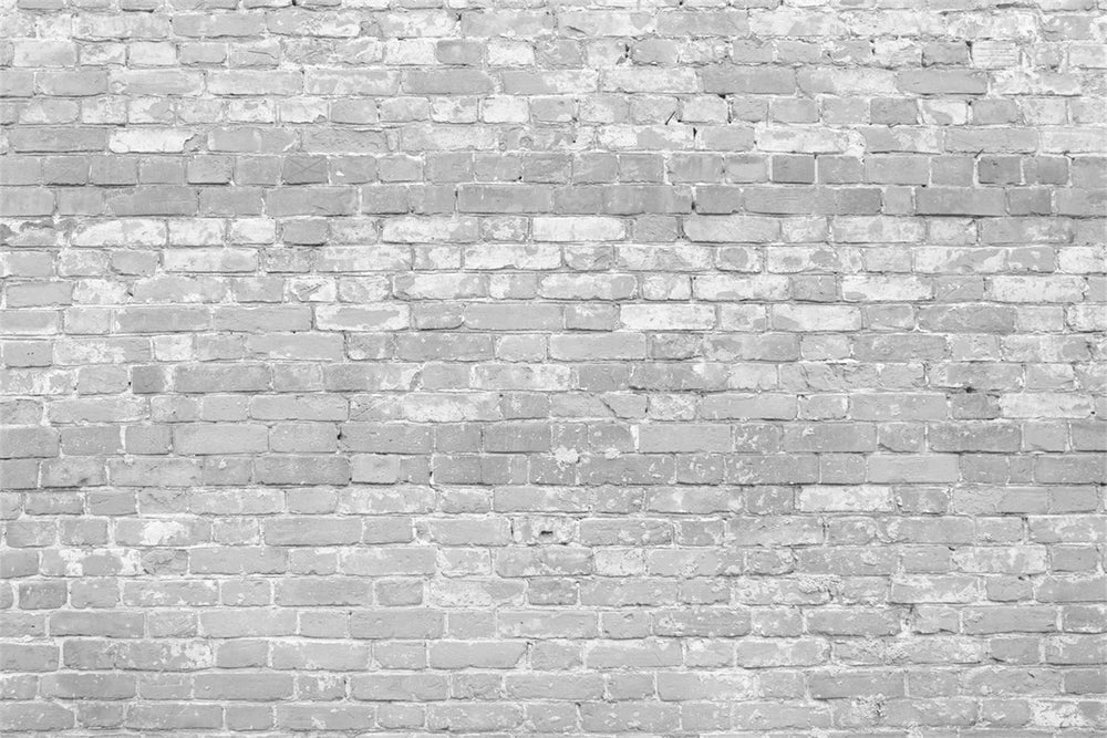Grey Brick Wall Backdrop Faded Gray Brick Texture Backdrop CJJ3-33