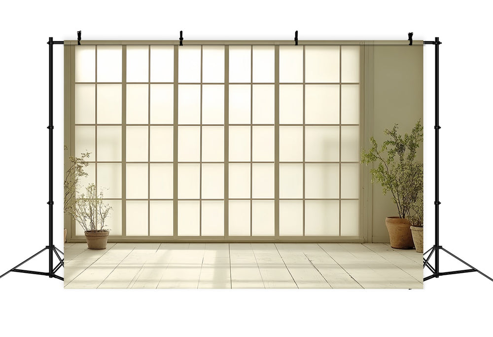Backdrop For Portraits Minimal Japanese Grid Wall Backdrop CSH4-181