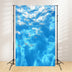 Backdrop Portrait Photography Shimmering Blue Water Backdrop CSH4-194
