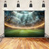 Football Field Backdrop Magical Soccer Arena Sparkle Backdrop CSH4-371