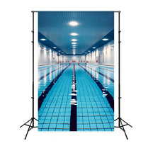 Backdrop Sports Modern Indoor Swimming Pool Backdrop CSH4-378