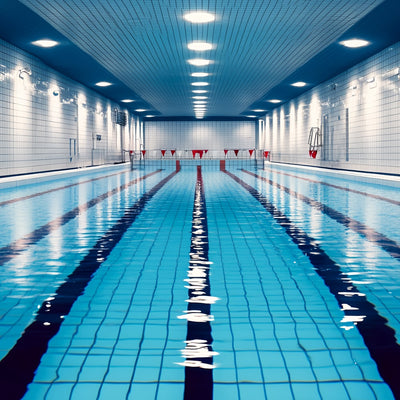 Backdrop Sports Modern Indoor Swimming Pool Backdrop CSH4-378