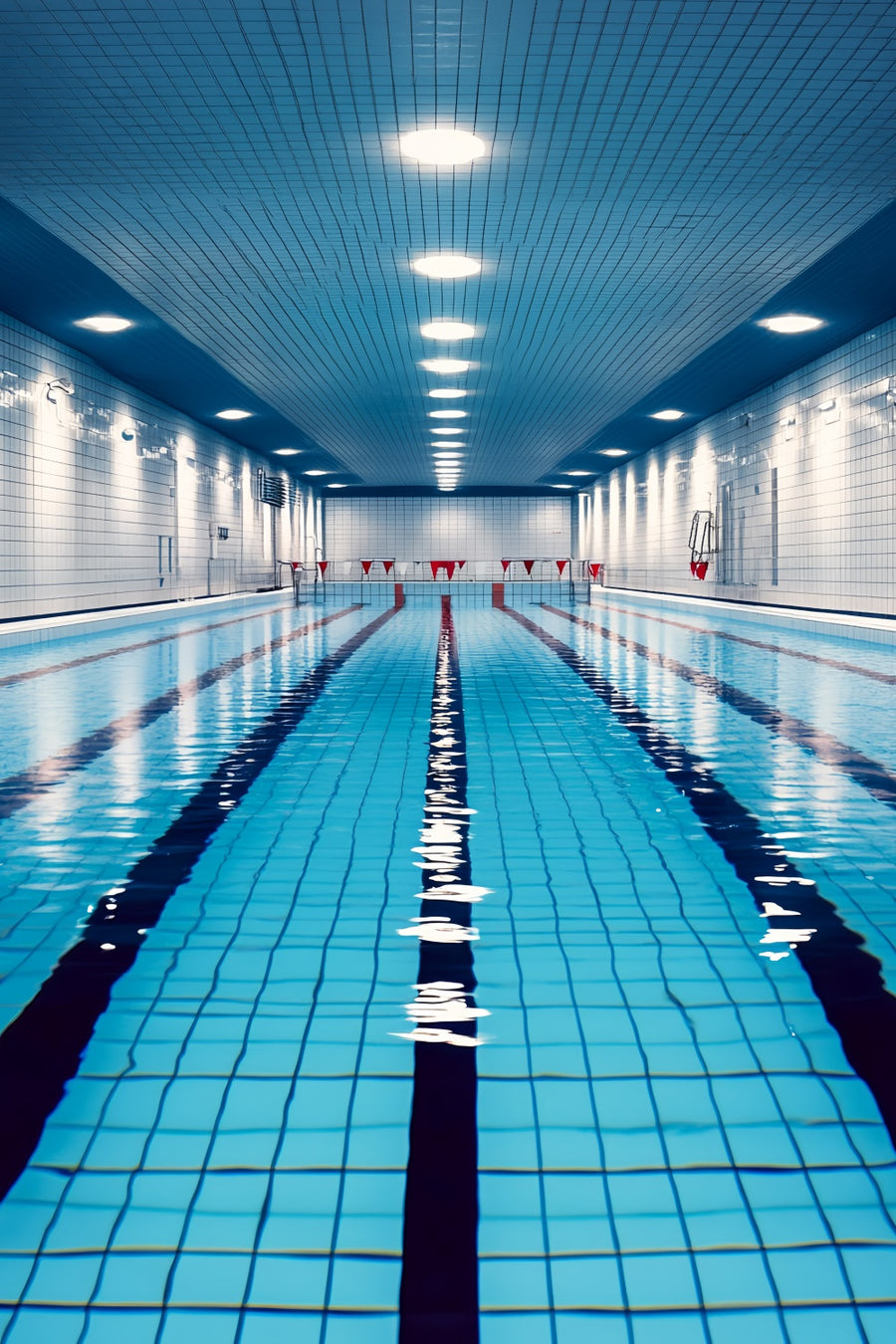 Backdrop Sports Modern Indoor Swimming Pool Backdrop CSH4-378