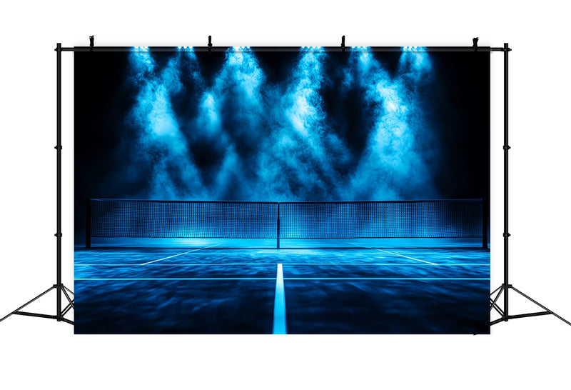 Sports Backdrop Spotlight Indoor Tennis Court Backdrop CSH4-380
