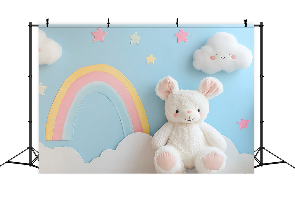 Newborn Photoshoot Backdrop Playful Sky Dream Backdrop CSH5-279