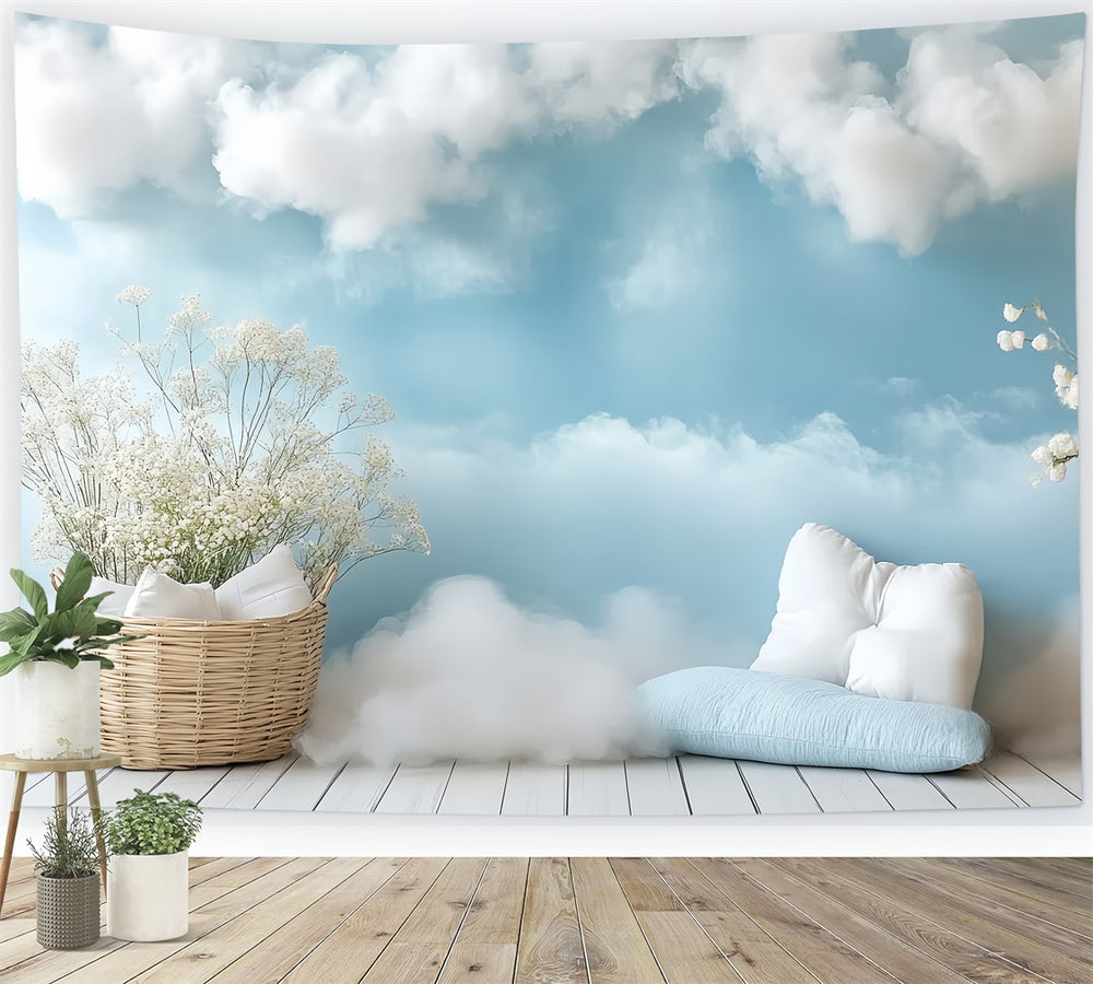 Newborn Photoshoot Backdrop Dreamy Sky Comfort Backdrop CSH5-315
