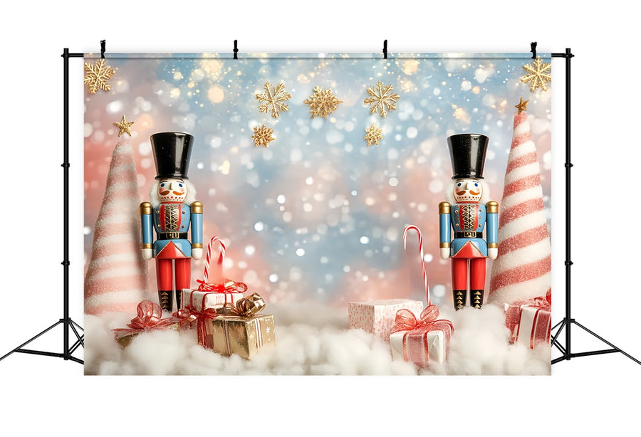 Christmas Backdrops Nutcracker Wonderland Sparkling Kids Backdrop CSH5