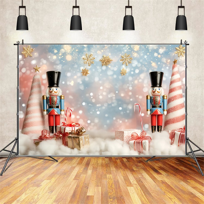 Christmas Backdrops Nutcracker Wonderland Sparkling Kids Backdrop CSH5