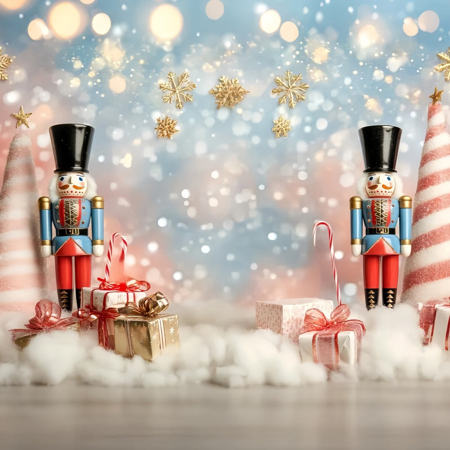 Christmas Backdrops Nutcracker Wonderland Sparkling Kids Backdrop CSH5