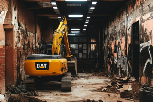 Happy Fathers Day Backdrop Graffiti Wall Digger Backdrop CSH5-62