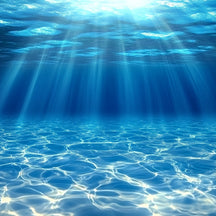 Underwater Backdrop Blue Ocean Light Rays Summer Backdrops CSH5-96