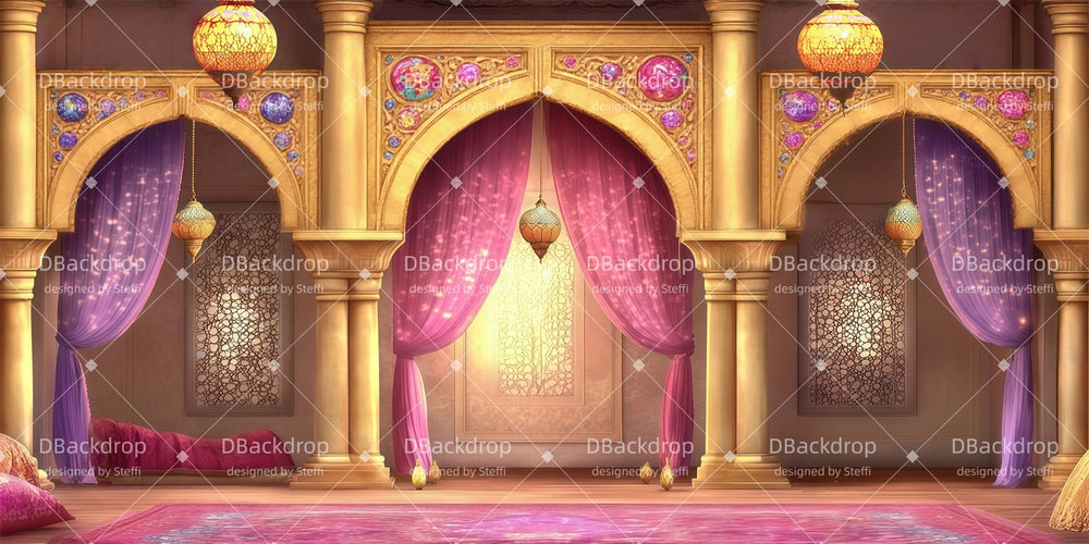 Stage Backdrop Ideas Arabian Interior Theater Backdrops CSH510-T13