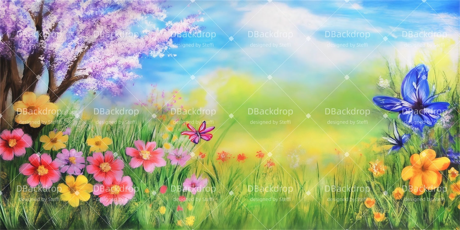 Dance Recital Backdrops Wonder Forest School Play Backdrop CSH510-T78