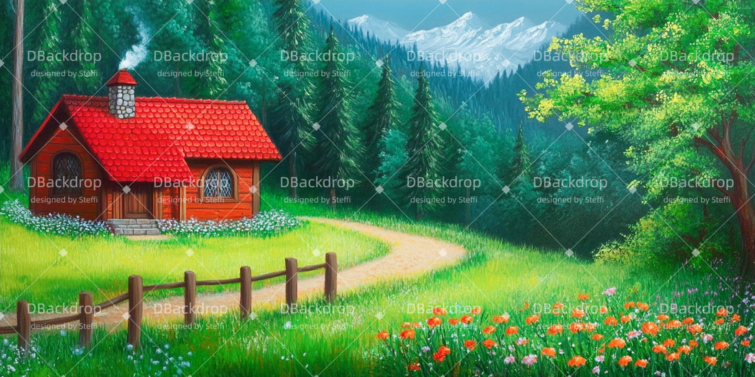 Dance Backdrop Bell's House Professional Stage Backdrops CSH510-T83