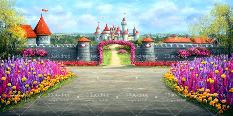 Theater Stage Backdrop Palace Entrance Backdrops For Theater CSH511-T9