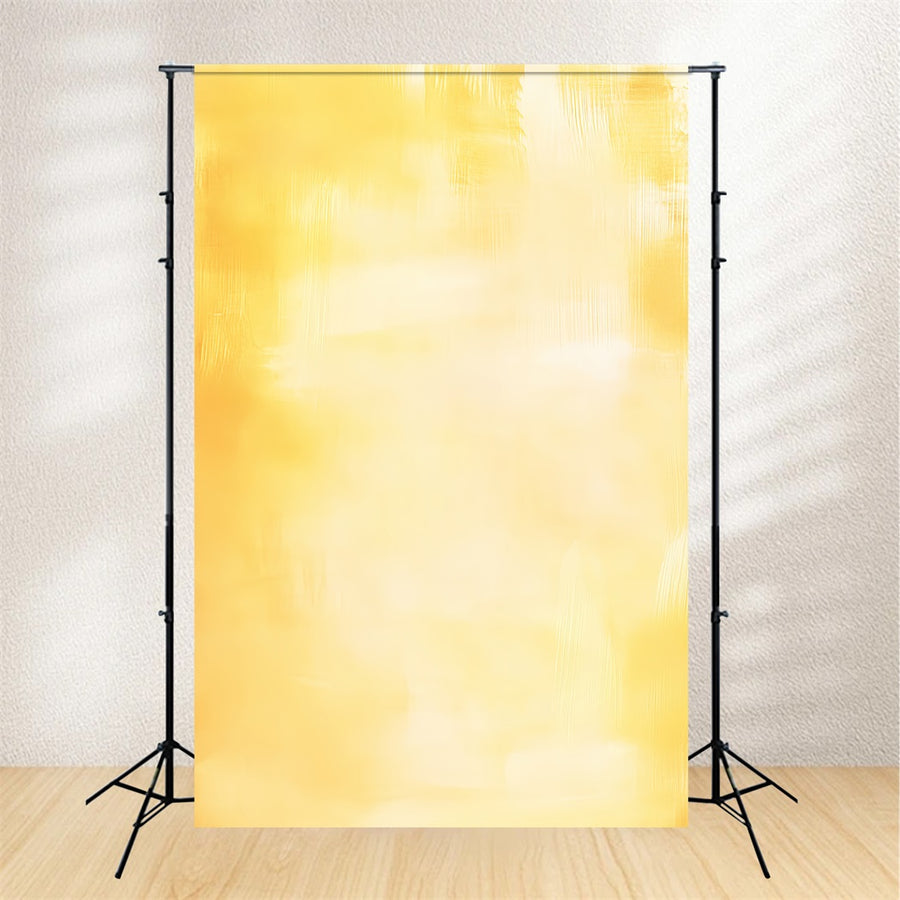 Yellow Backdrop Golden Light Brush Texture Abstract Backdrops Photogra