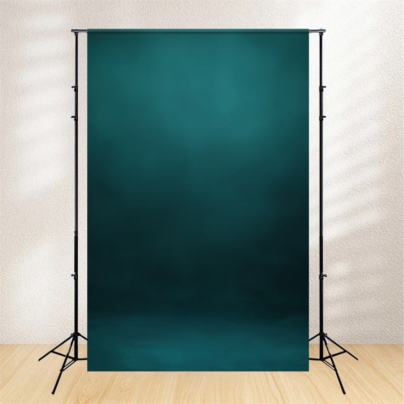 Teal Backdrop Deep Teal Faded Gradient Abstract Photo Backdrop CSH58-1